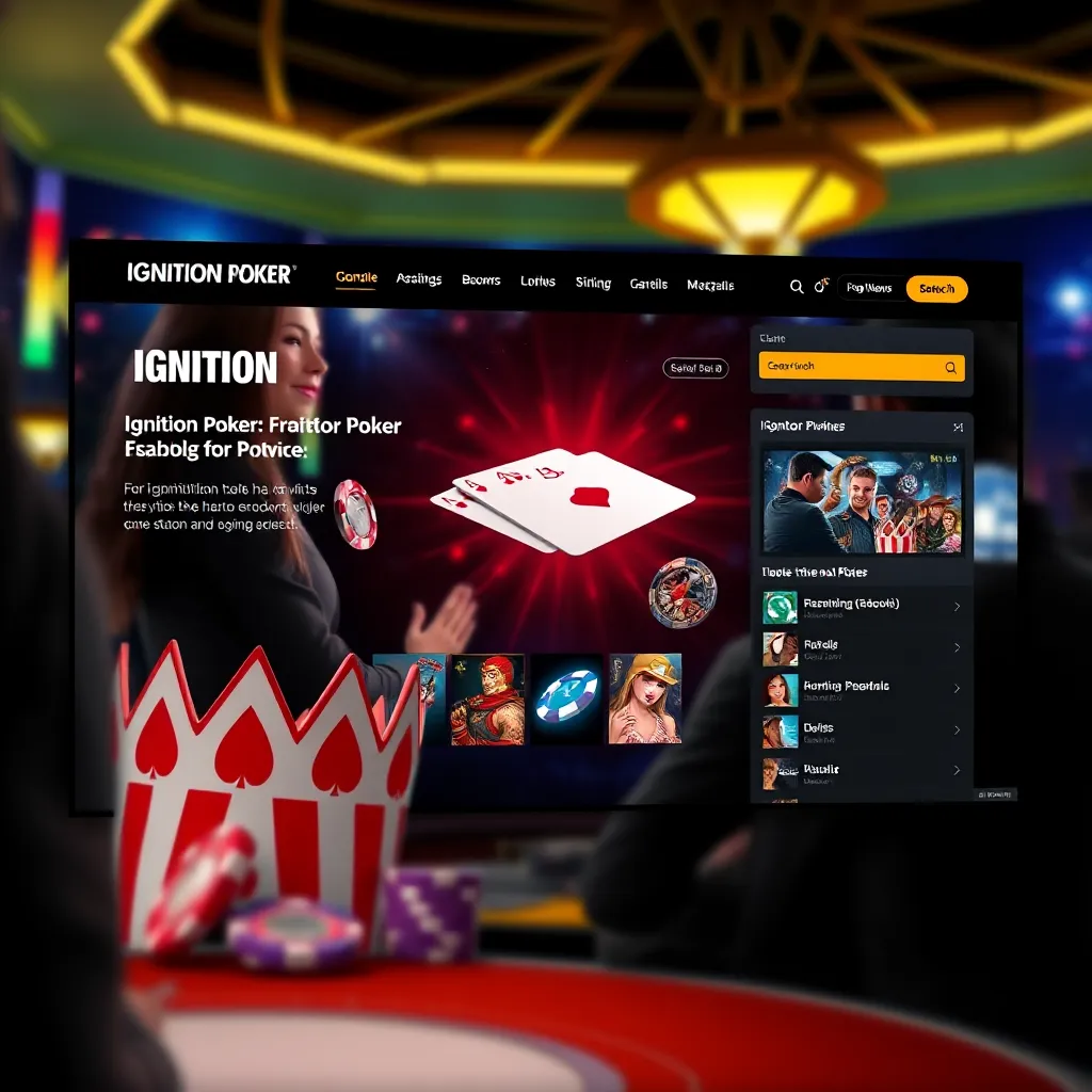 A Deep Dive into Ignition Poker: Features & Strategy